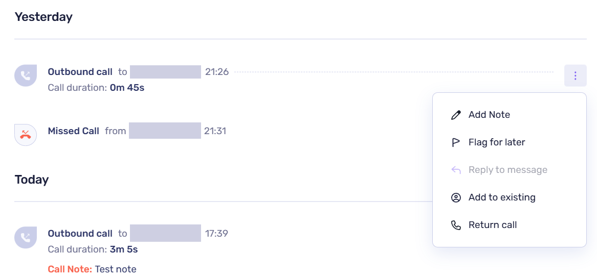 Call activity
