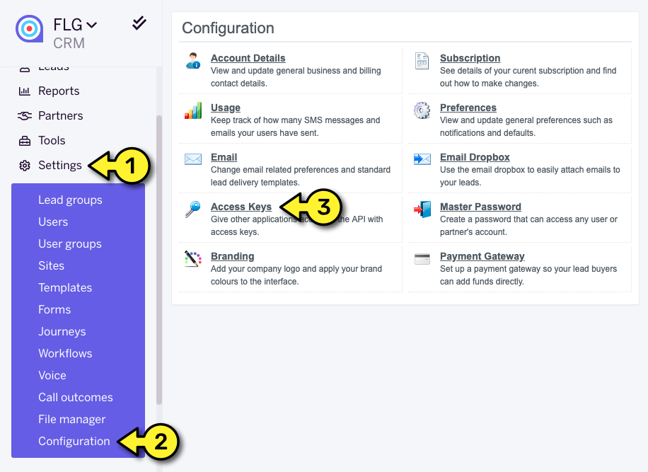 How To Find Your FLG API Key & Domain For CircleLoop